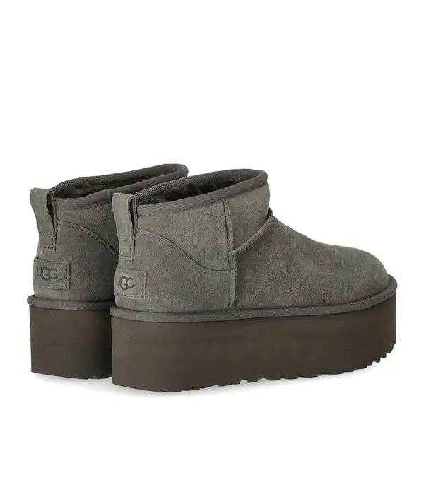 UGG Classic Ultra Mini Platform Boot - Grey