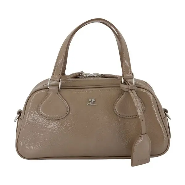 COURREGES Friday Purse Leather - Brown