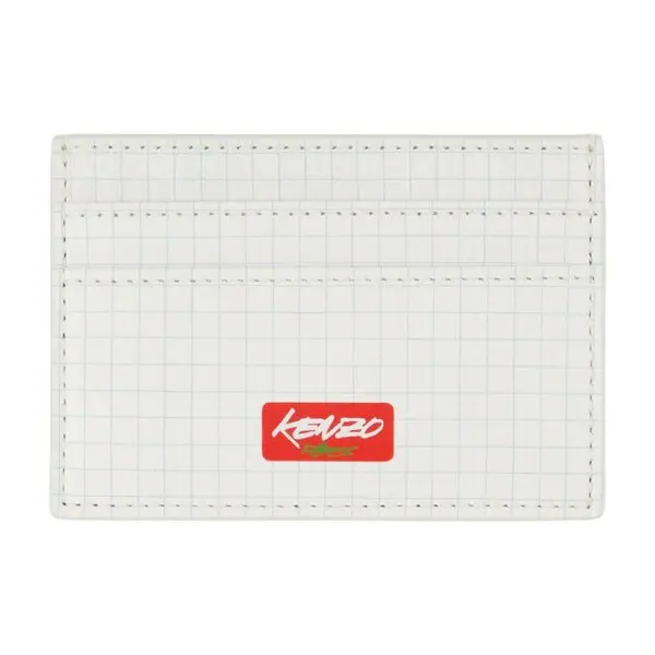 Kenzo Card Case Leather - White