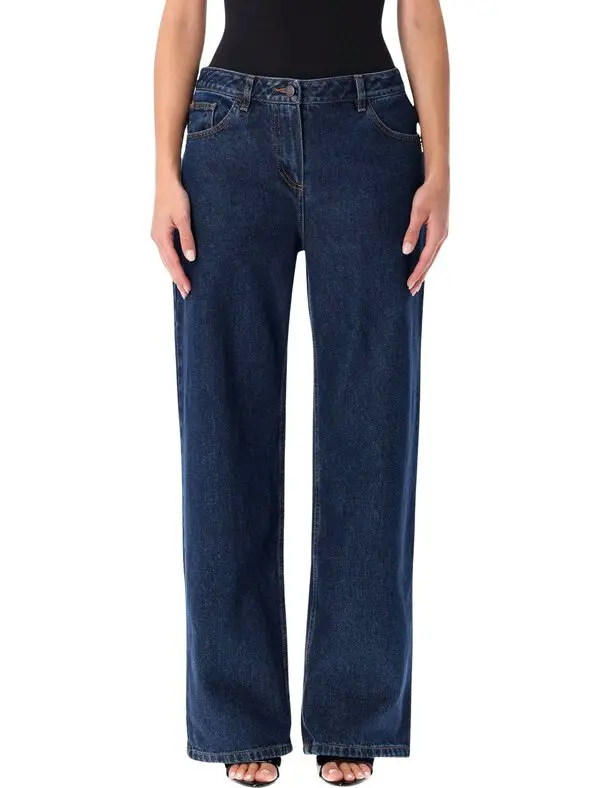 Magda Butrym Loose-leg Faded Jeans