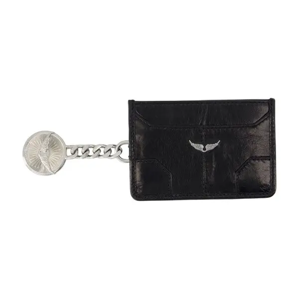 Zadig&Voltaire Sunny Pass Card Holder Leather - Black