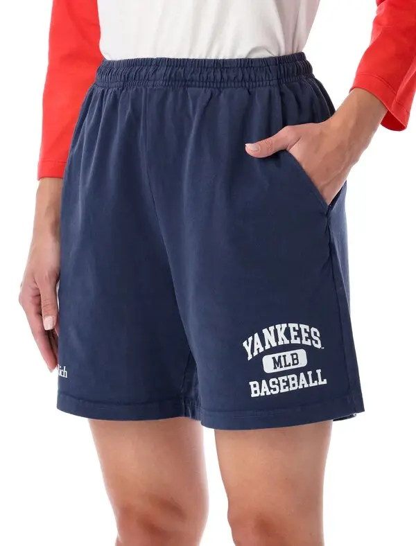 SPORTY & RICH Yankees Ivy Gym Shorts