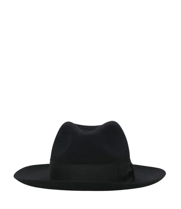 Borsalino Fur Felt Hat - Black