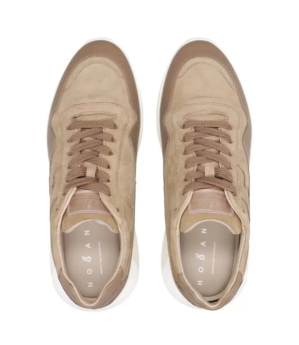 Hogan Low Top Sneakers - Camel