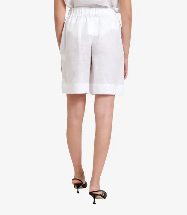 GRAN SASSO Linen Shorts