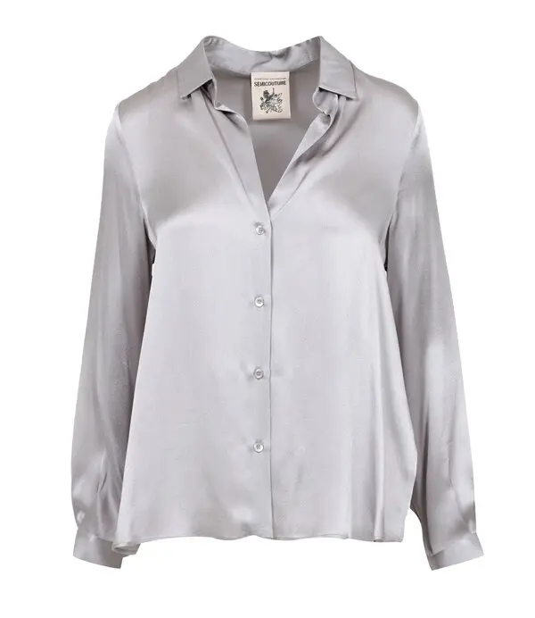 SEMICOUTURE Silk-blend Shirt