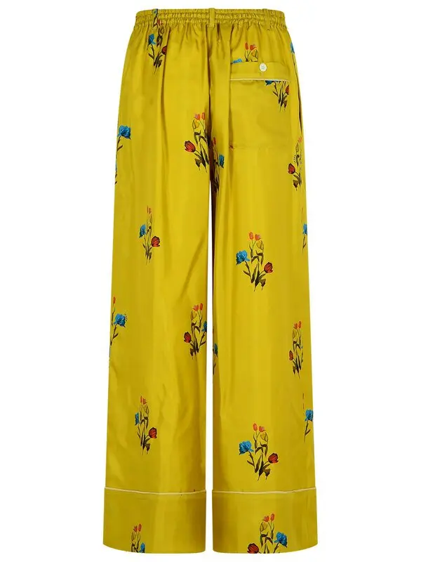 Marni Silk Wide Leg Pants