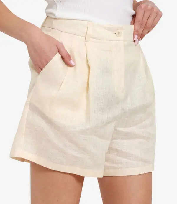 SEMICOUTURE Linen Shorts