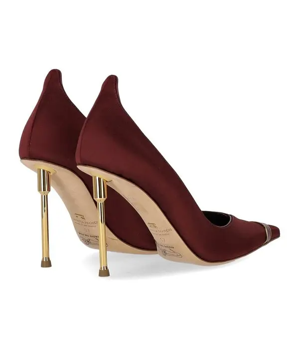 Elisabetta Franchi Satin Pumps - Red