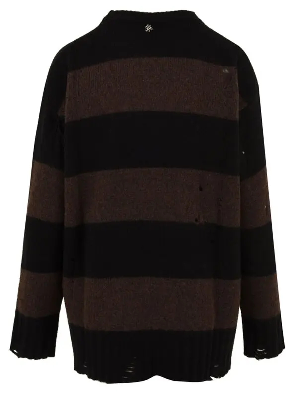 ANIYE BY Striped Wool-blend Sweater