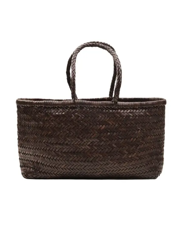 Dragon Diffusion Handwoven Buffalo Calf Leather Basket Tote