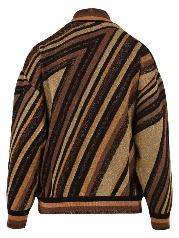 AKEP Striped Bomber Jacket