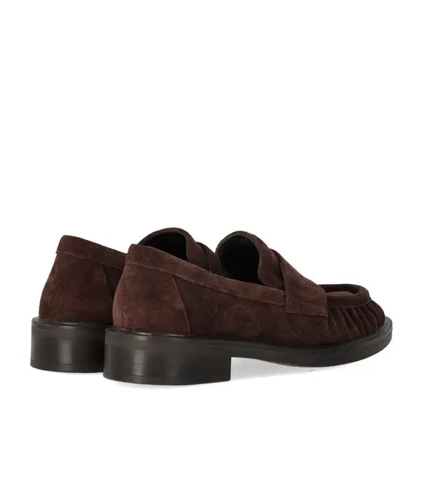 STRATEGIA Suede Loafer - Brown