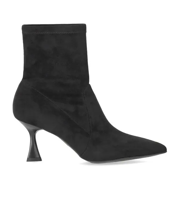 SERGIO LEVANTESI Janet Heeled Ankle Boots - Black