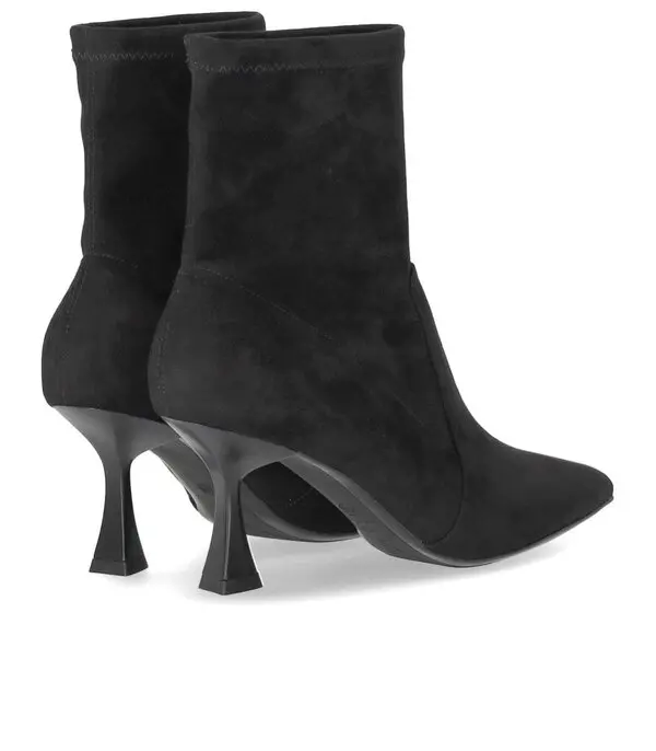 SERGIO LEVANTESI Janet Heeled Ankle Boots - Black