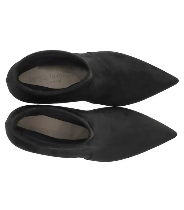 SERGIO LEVANTESI Janet Heeled Ankle Boots - Black