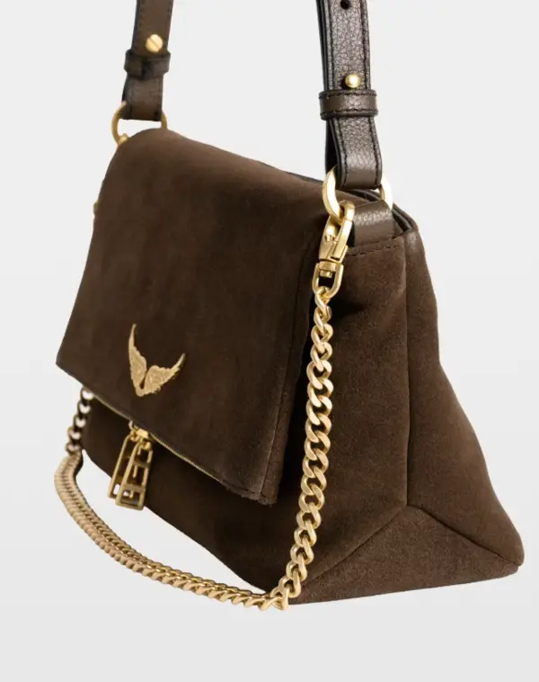 Zadig&Voltaire Grained Leather Shoulder Bag