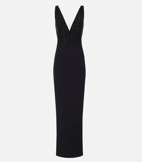 Elisabetta Franchi Georgette Evening Gown