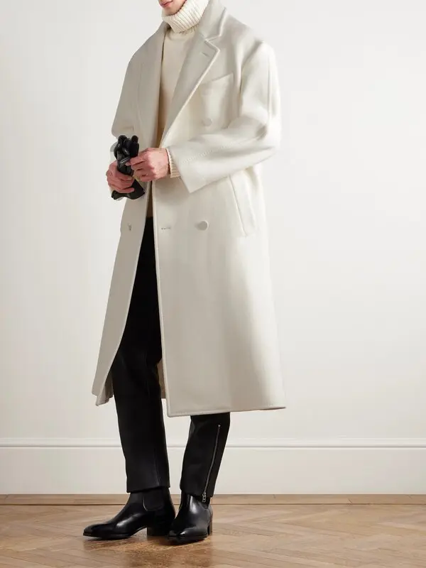 TOM FORD Double-breasted Cashmere Tailored Coat