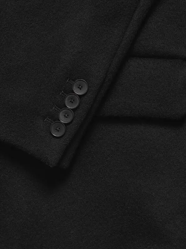 Mr P. Wool And Cashmere-blend Coat - Black