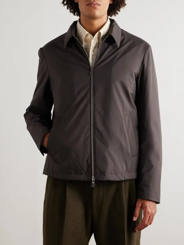 Loro Piana Mathis Windwish™ Blouson Jacket - Brown