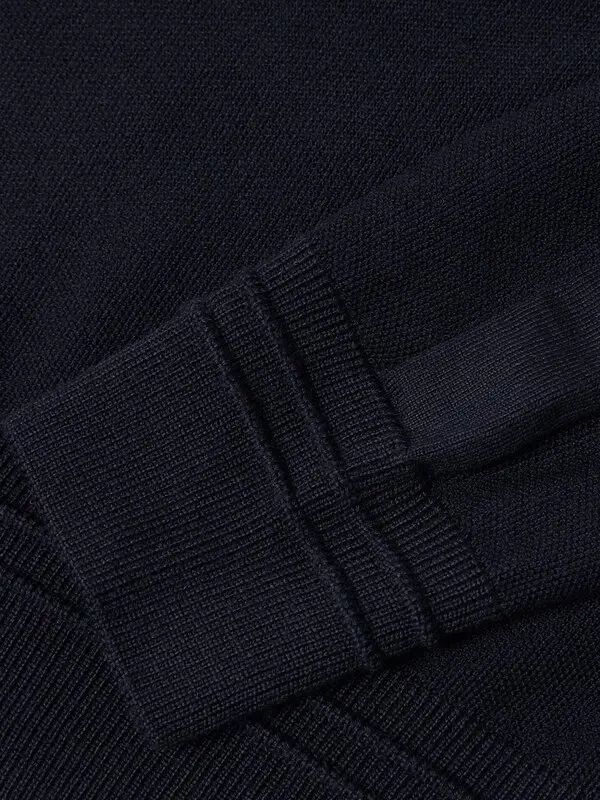 Moncler Logo-appliquéd Wool Sweater
