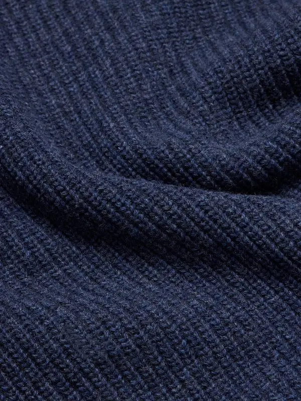 FRIZMWORKS Patch Wool-blend Sweater - Blue