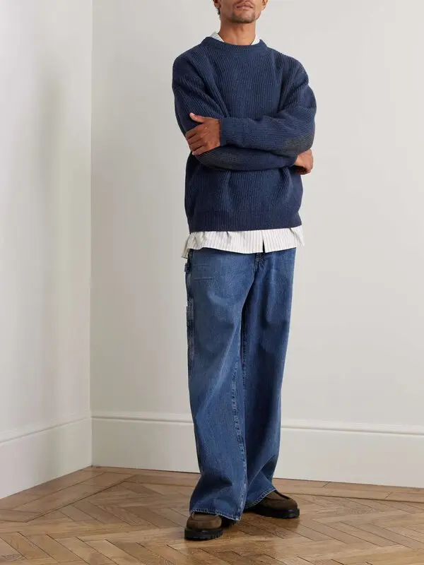 FRIZMWORKS Patch Wool-blend Sweater