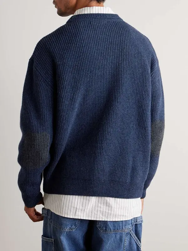 FRIZMWORKS Patch Wool-blend Sweater
