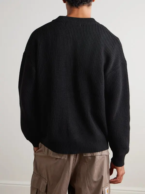 FRIZMWORKS Ribbed Wool-blend Cardigan