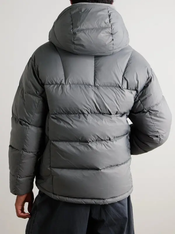 FRIZMWORKS Altavia Quilted Nylon Hooded Down Jacket