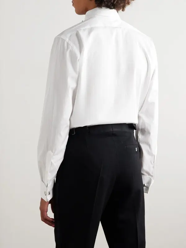 FAVOURBROOK Gatsby Classic-collar Cotton-poplin Shirt