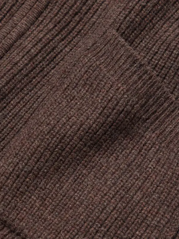 FRIZMWORKS Deck Ribbed Wool-blend Zip-up Cardigan