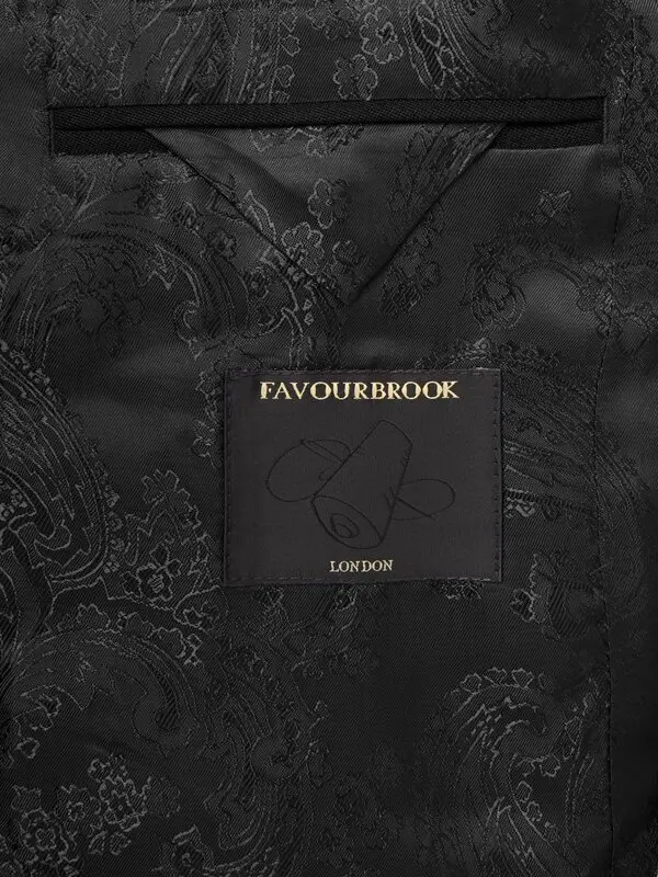 FAVOURBROOK Hampton Slim-fit Grosgrain-trimmed Wool Tuxedo Jacket