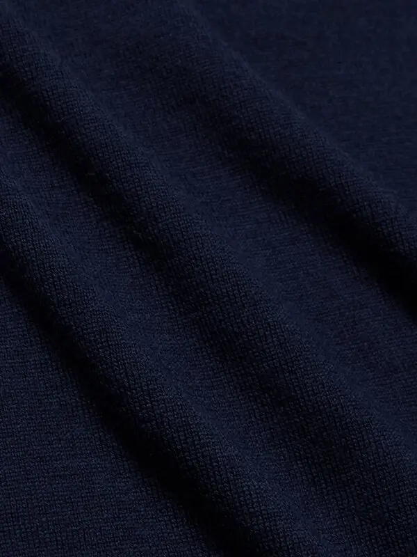 Canali Wool Rollneck Sweater - Blue