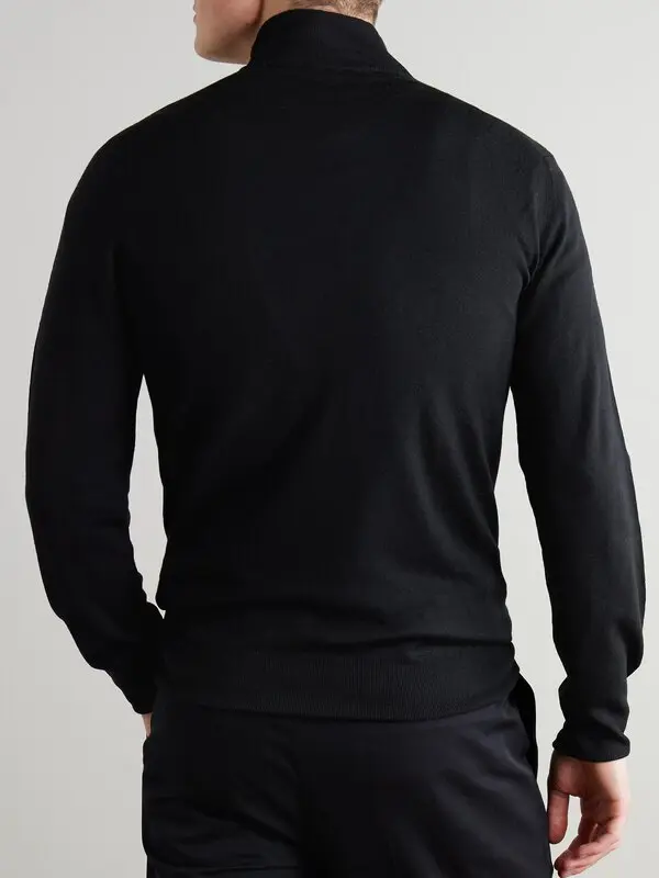 Canali Half-zip Wool Sweater