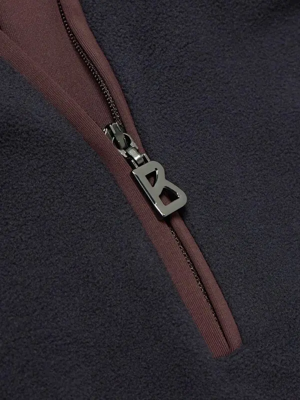 Bogner Giacomo Fleece And Jersey Half-zip Ski Base Layer