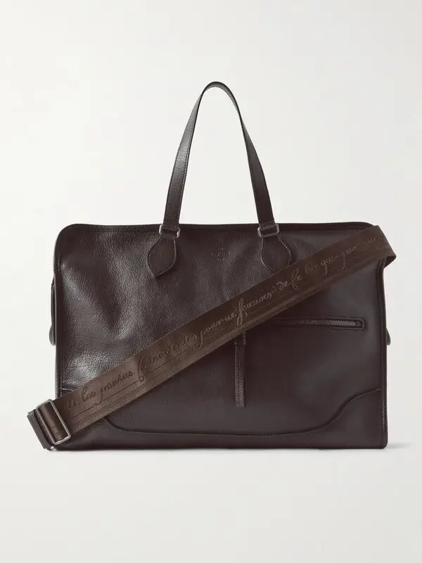 Berluti Venezia Leather Overnight Bag - Brown