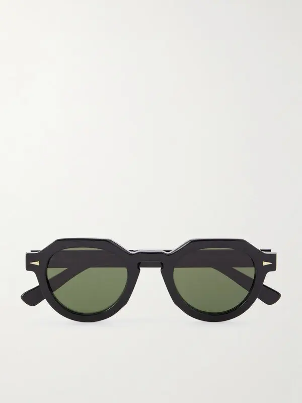 AHLEM Grenelle Round-frame Sunglasses - Black