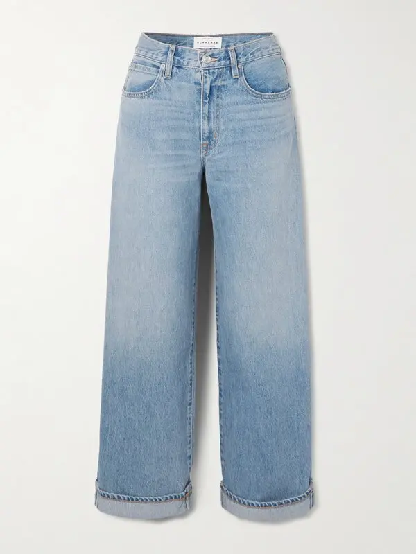 SLVRLAKE Noah Relaxed High-rise Straight-leg Jeans