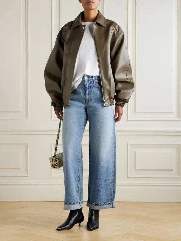SLVRLAKE Noah Relaxed High-rise Straight-leg Jeans