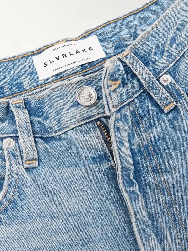 SLVRLAKE Noah Relaxed High-rise Straight-leg Jeans