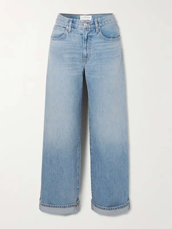 SLVRLAKE Noah Relaxed High-rise Straight-leg Jeans