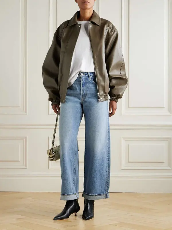 SLVRLAKE Noah Relaxed High-rise Straight-leg Jeans