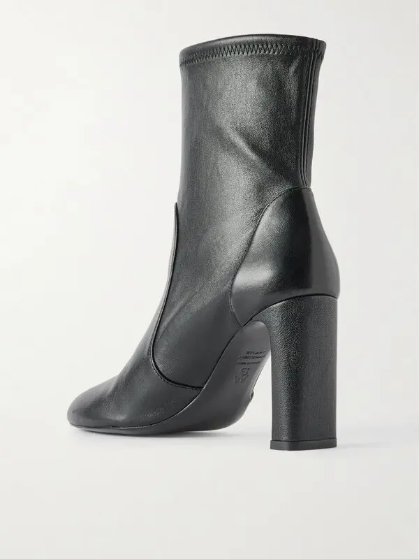 STUART WEITZMAN Babette Leather Ankle Boots