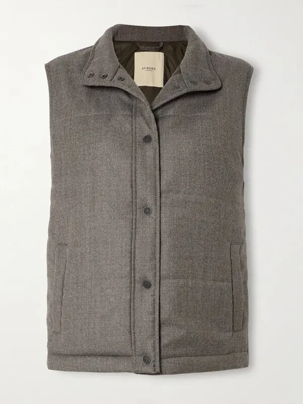 Purdey Eccleston Checked Padded Gilet
