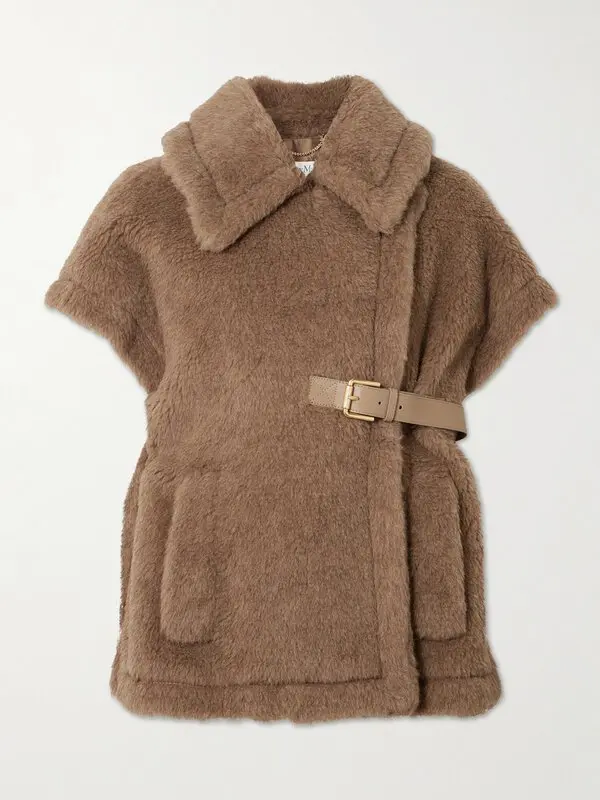 Max Mara Double-breasted Alpaca-blend Jacket