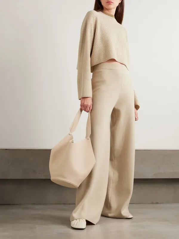 Max Mara Funale Cropped Sweater - Neutrals
