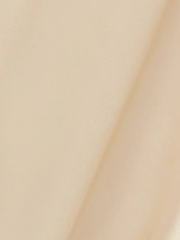 Khaite Nania Satin-twill Midi Skirt - Neutrals