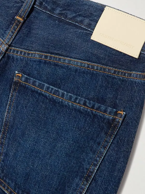 Citizens Of Humanity Paloma Mid-rise Wide-leg Jeans - Blue